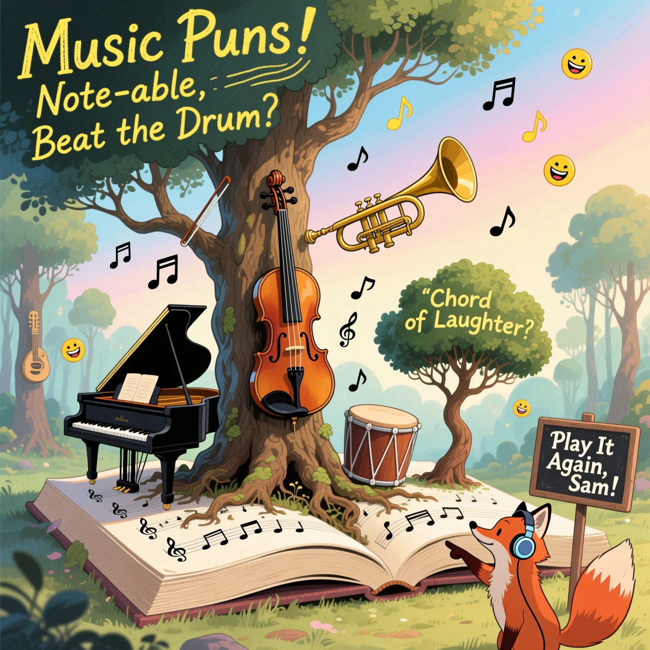 100+ Music Puns to Rock Your World: 🎵 Tune Up the Laughs with These ...