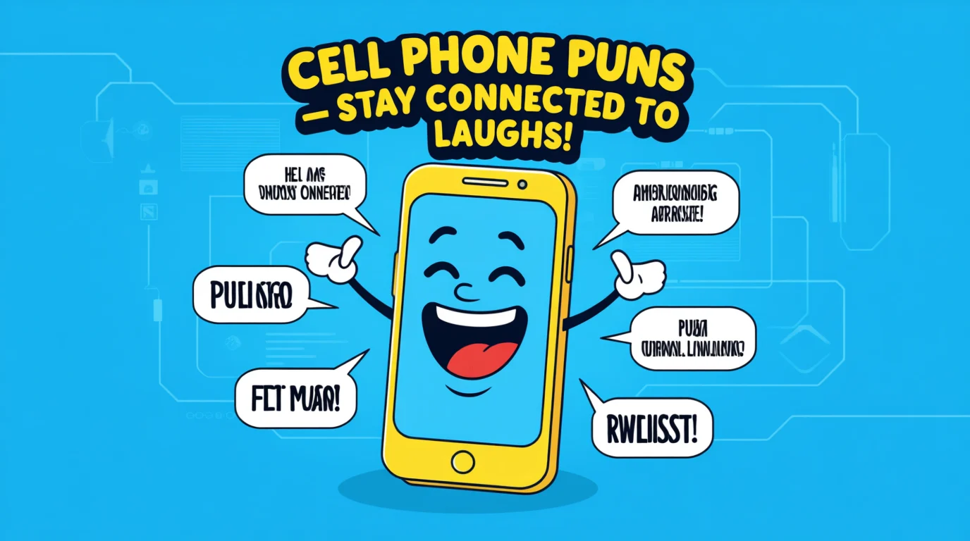 Cell Phone Puns: Stay Connected to Laughter 📱😂