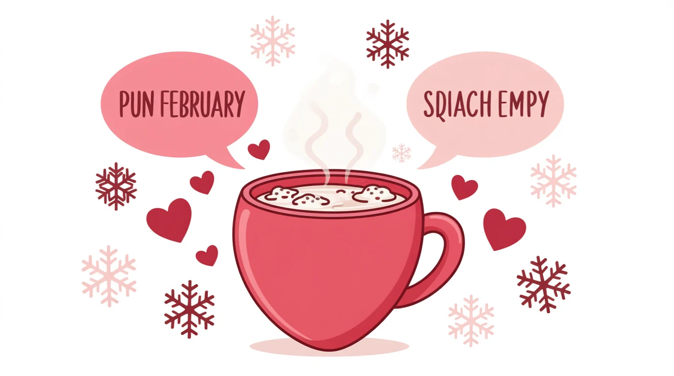 February Puns: Love, Laughs, and Winter Wordplay to Warm Your Heart ️💖