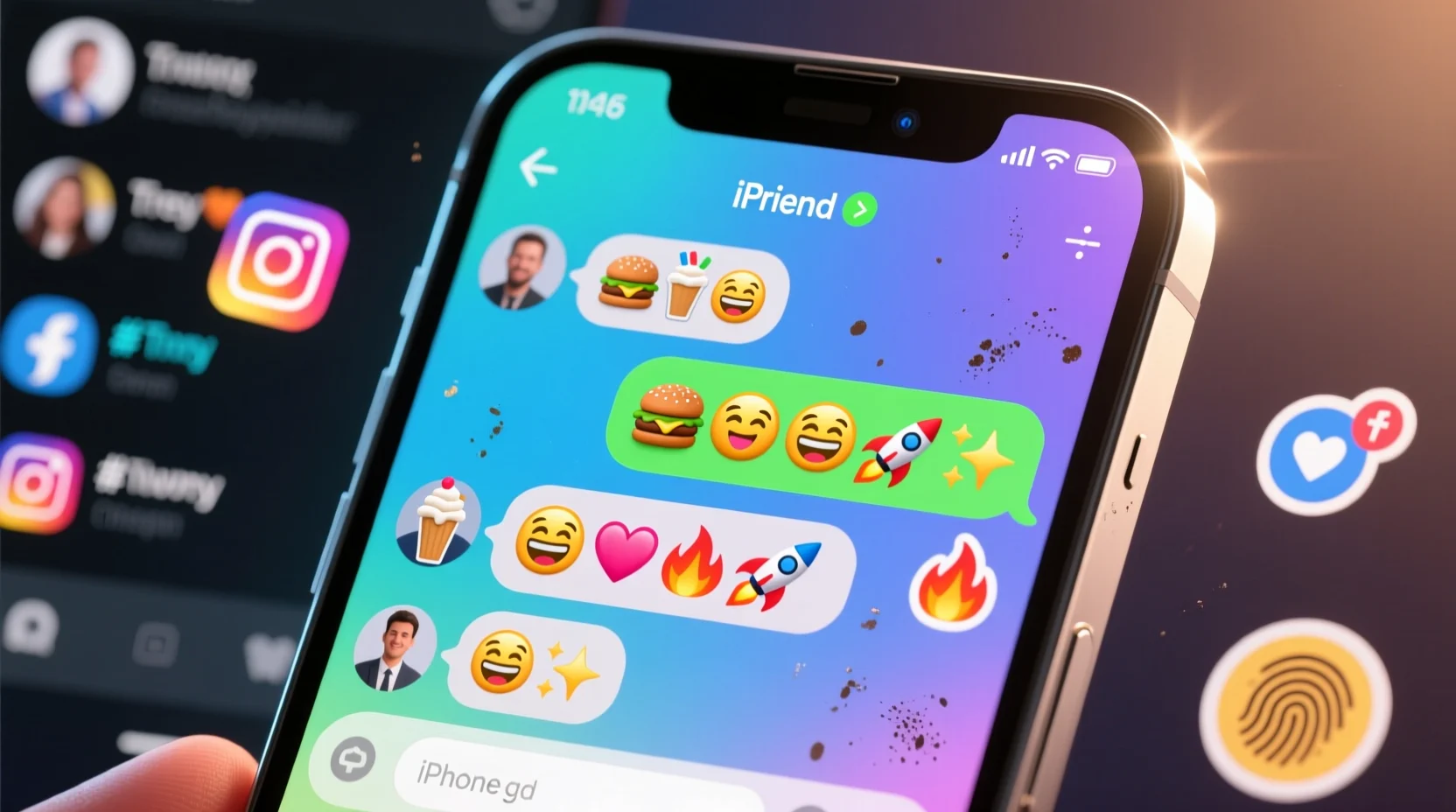 Burger & Grape Snow Cone Meaning 🍔🍧 | Secret Emoji Combo Explained