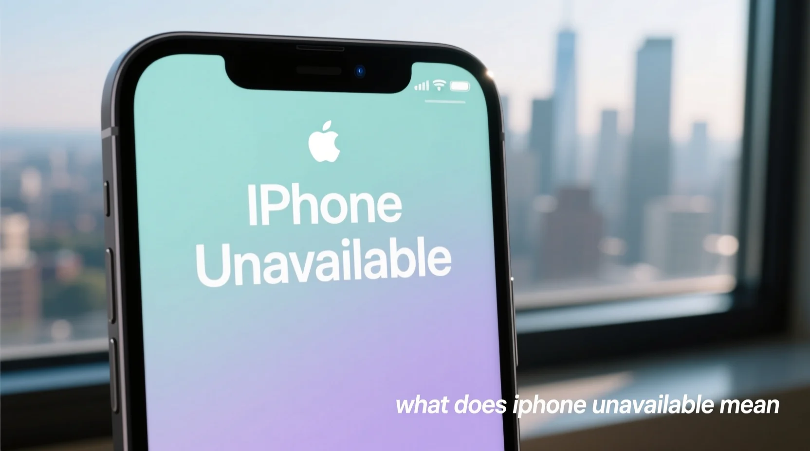 What Does “iPhone Unavailable” Mean? 📱 Full Fix & Meaning Explained